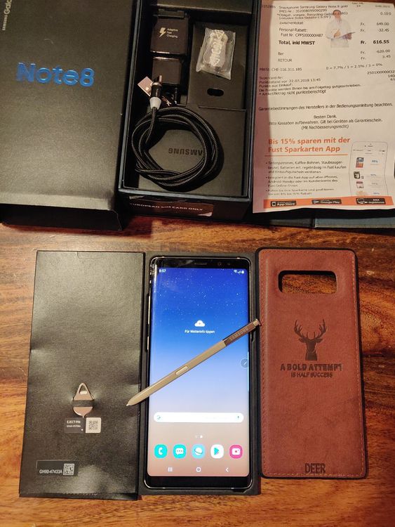 Samsung Galaxy Note 8 Gold | Kaufen auf Ricardo