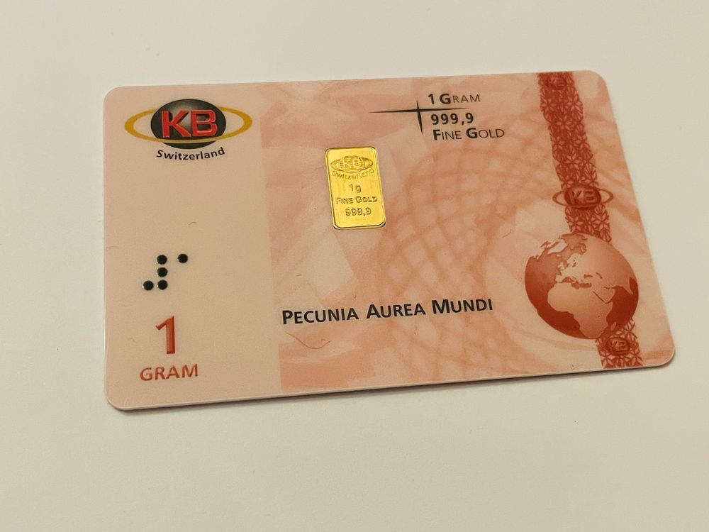 1g „KB Switzerland“ - BITTE Beschreibung lesen (Neu und originalverpackt) in Weinfelden für CHF ...