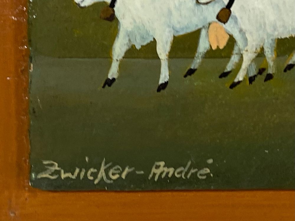 André ZWICKER (XX) Appenzeller Gemälde (Gebraucht) in für CHF 70 – mit ...
