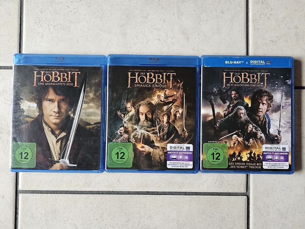 Der Hobbit - Teil 1 - 3 / Bluray (Gebraucht) in Schneisingen für CHF 5. ...