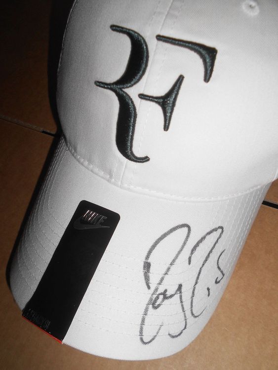 ROGER FEDERER RF ORIGINAL AUTOGRAMM CAP (Neu und originalverpackt) in ...