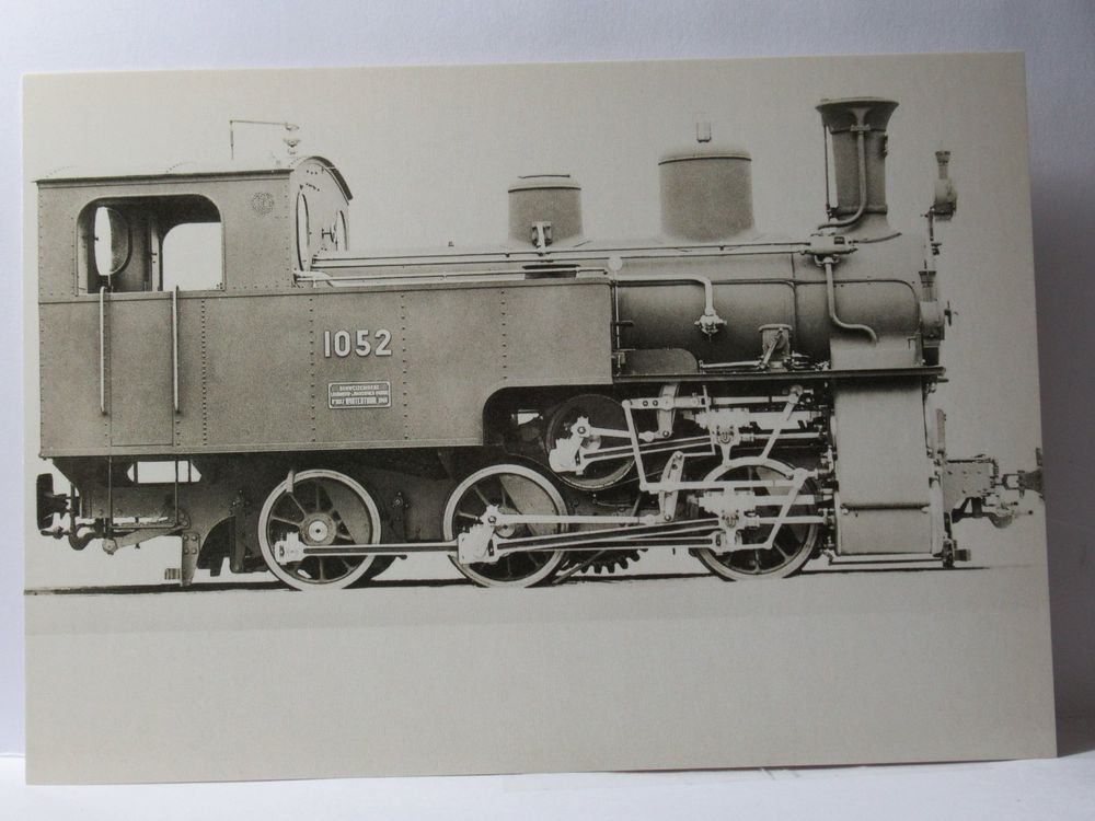 AK SBB , Bahnland Schweiz , Lok HG 3/3 1052 (Neu (gemäss Beschreibung ...