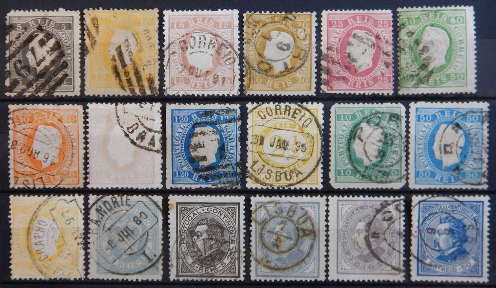 Portugal ex. Kat. 34-93 gest. 1870/80 Kat. 460 Euro (D'occasion) à ...