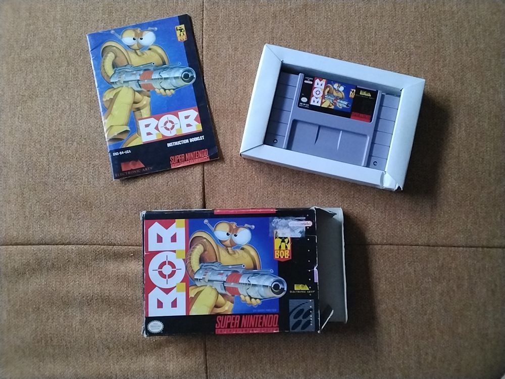 Jeu Super Nintendo EA "BOB" complet (US) en boîte (Gebraucht) in ...
