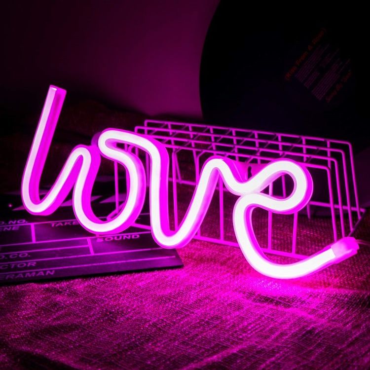 Neon Leuchtschild LED Love 35cm / Enseigne lumineuse [NEU] | Kaufen auf ...