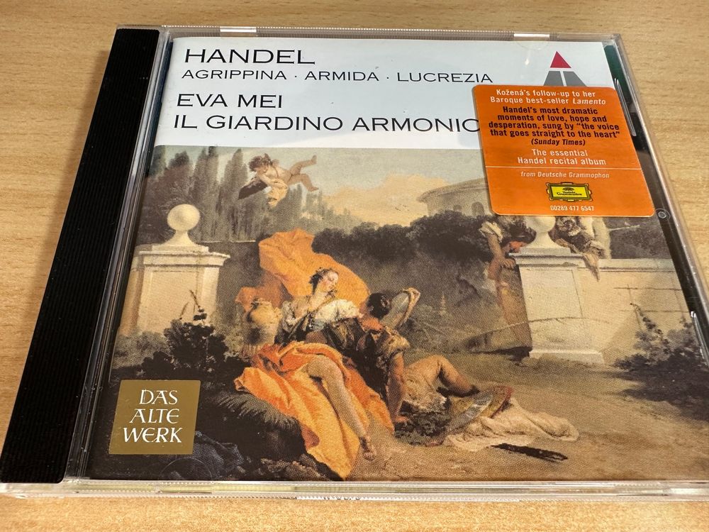 X2 Handel Eva Mei Il Giardino Armonico Agrippina Armida Lucr (Gebraucht ...
