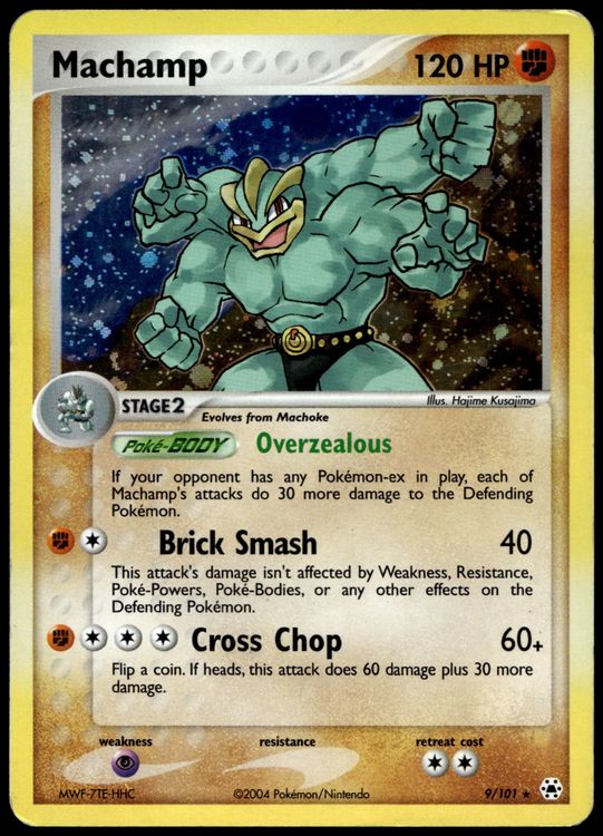 Machamp 9/101 Holo Pokémon EX Hidden Legends ab 1.- | Kaufen auf Ricardo