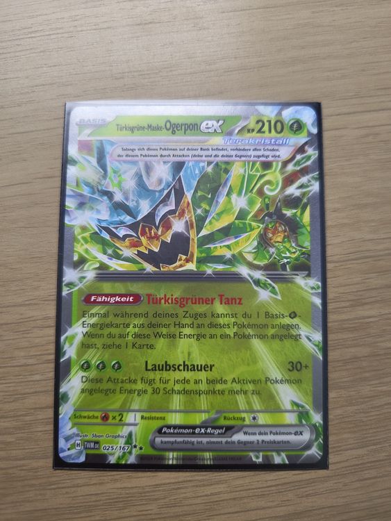 Pokemon Türkisgrüne-Maske-Opergon EX Karte TCG | Kaufen auf Ricardo