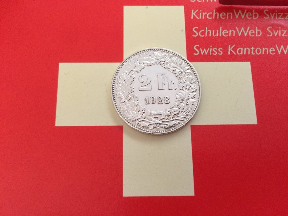 2 Franken 1928 vz, nur 0,75 Mio! (Gebraucht) in Elsau für CHF 20 – mit Lieferung auf Ricardo kaufen