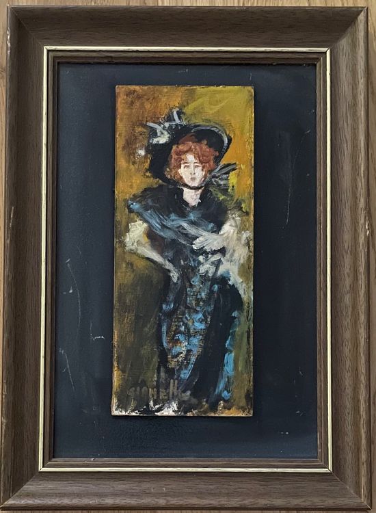 Mario Gianello (1935) Edler Dame Gemälde (Gebraucht) in Root für CHF 15 ...