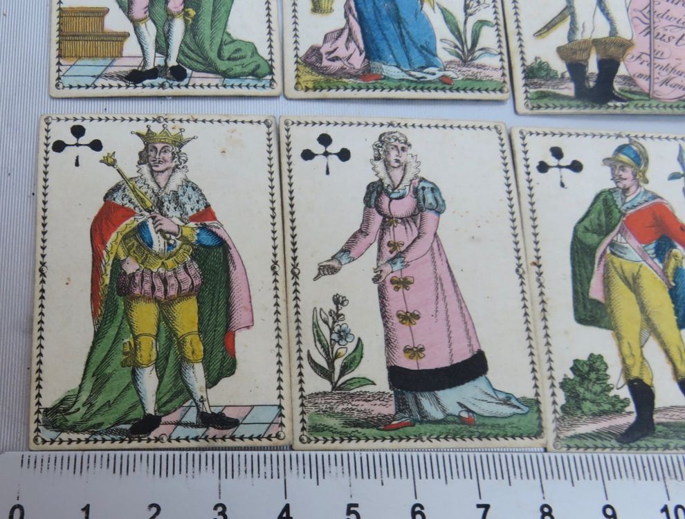 SPIELKARTEN CONRAD LUDWIG WÜST FRANKFURT UN 1830 (Gebraucht) in BERN ...