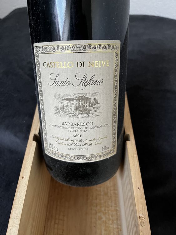 Castello di Neive Santo Stefano Barbaresco 1998 Rarität (Neu und ...