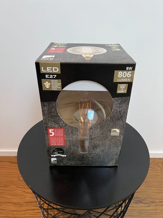 Glühbirne Extra Gross - LED E27 - warm - Vintage (Neu und ...