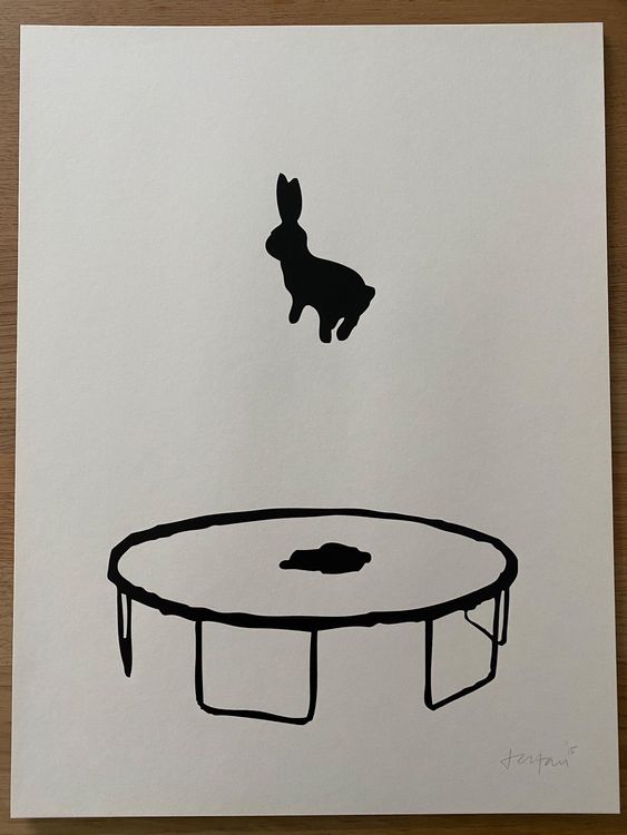 Ham Bouncing Rabbit Print (Gebraucht) in Basel für CHF 45 – mit Lieferung auf Ricardo kaufen