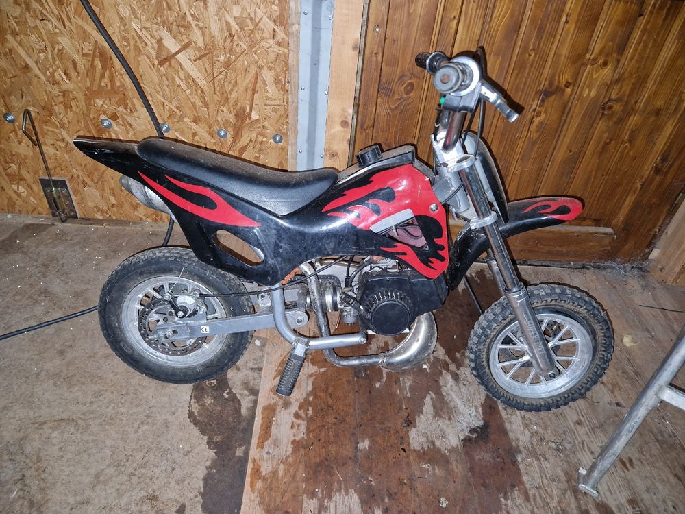 Mini moto cross enfant, pocket bike (Défectueux) à Châtelard-p-Romont pour CHF 20 – retrait ...
