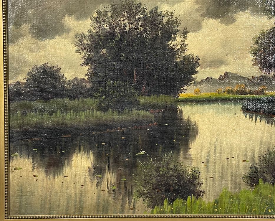 Antikes Wald Szene Gemälde Monogrammiert (Gebraucht) in Root für CHF 20 – mit Lieferung auf ...