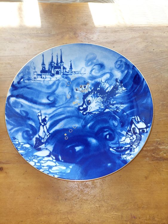 Meissen Porzellan-Teller "Vom Fischer und seiner Frau" (Gebraucht) in ...