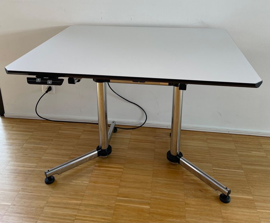 USM Kitos elektrisch stufenlos Höhenverstellbar, perlgrau (Gebraucht ...