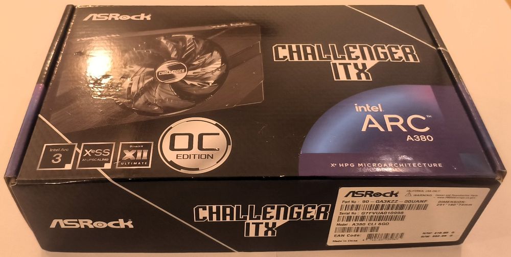 AsRock Arc A380 Challenger ITX OC 6 GB | Kaufen auf Ricardo
