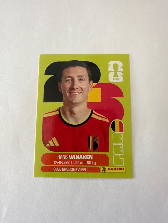 Panini FIFA WM 2026 Sticker - BEL 14 (Gebraucht) in Sulz AG für CHF 0.6 ...