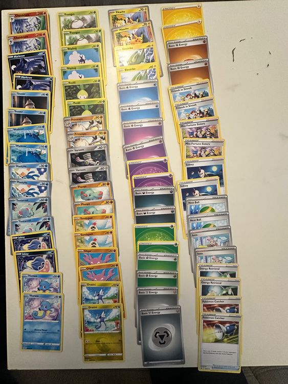 Pokémon Memory mit 35 Paar Originalkarten jeglicher Art (Gebraucht) in ...