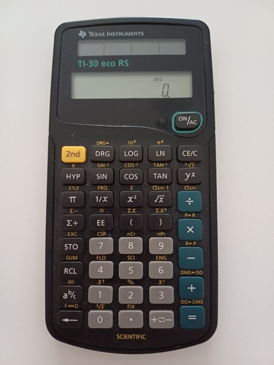 Taschenrechner Texas Instrument TI-30 eco RS | Kaufen auf Ricardo