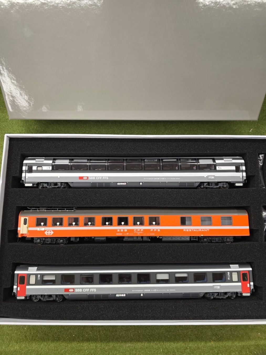 Pirata/LS Modèles 9709 CFF EuroCity Ticino Wagenset h0 (Neuf avec ...