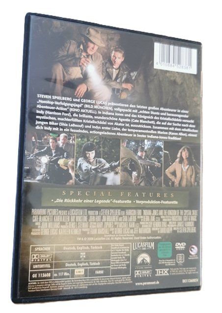 Indiana Jones und das Königreich des Kristallschädels (DVD) (Gebraucht ...