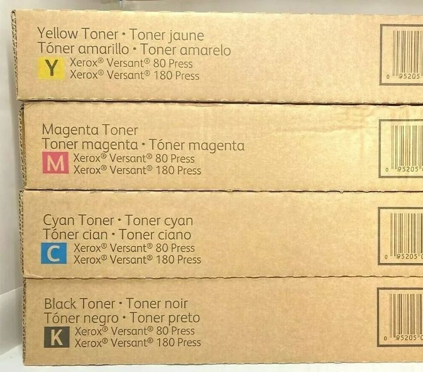 Original Toner Set Xerox Versant 80 180 280 CMYK (Neu und originalverpackt) in Basel für CHF 350 ...