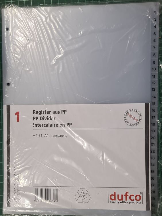 Register A4 (Neu und originalverpackt) in Lyss für CHF 5 – mit ...