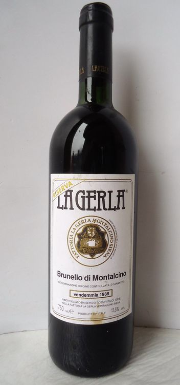Brunello di Montalcino "La Gerla" Riserva 1988 (Gebraucht) in für CHF ...