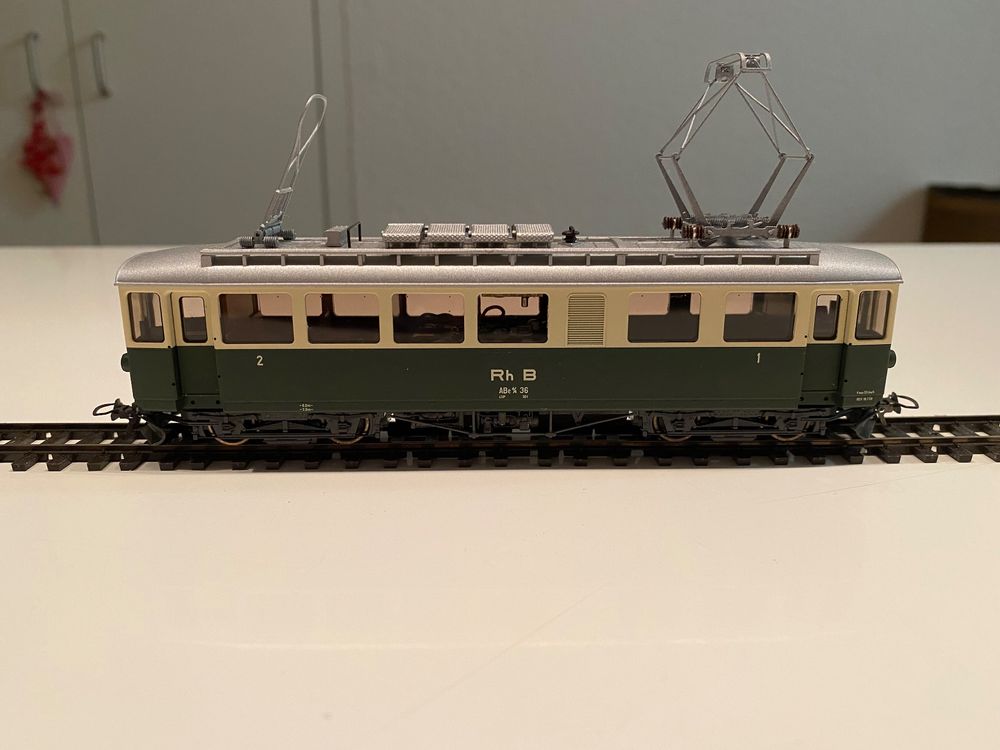 Triebwagen Bemo RhB ABe 36 grün creme 3268 112 (Neu (gemäss ...