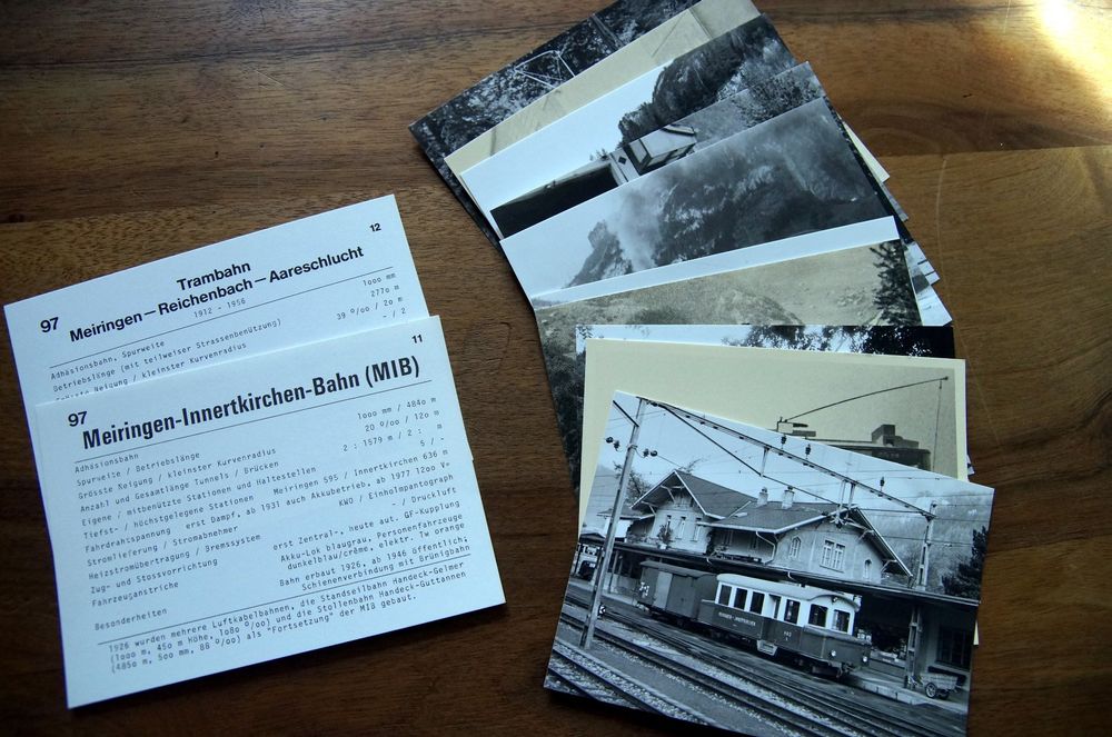 97 Meiringen-Innertkirchen-Bahn 1- E.B. Leutwiler - AK-Serie (Gebraucht) in Schönenwerd für CHF ...