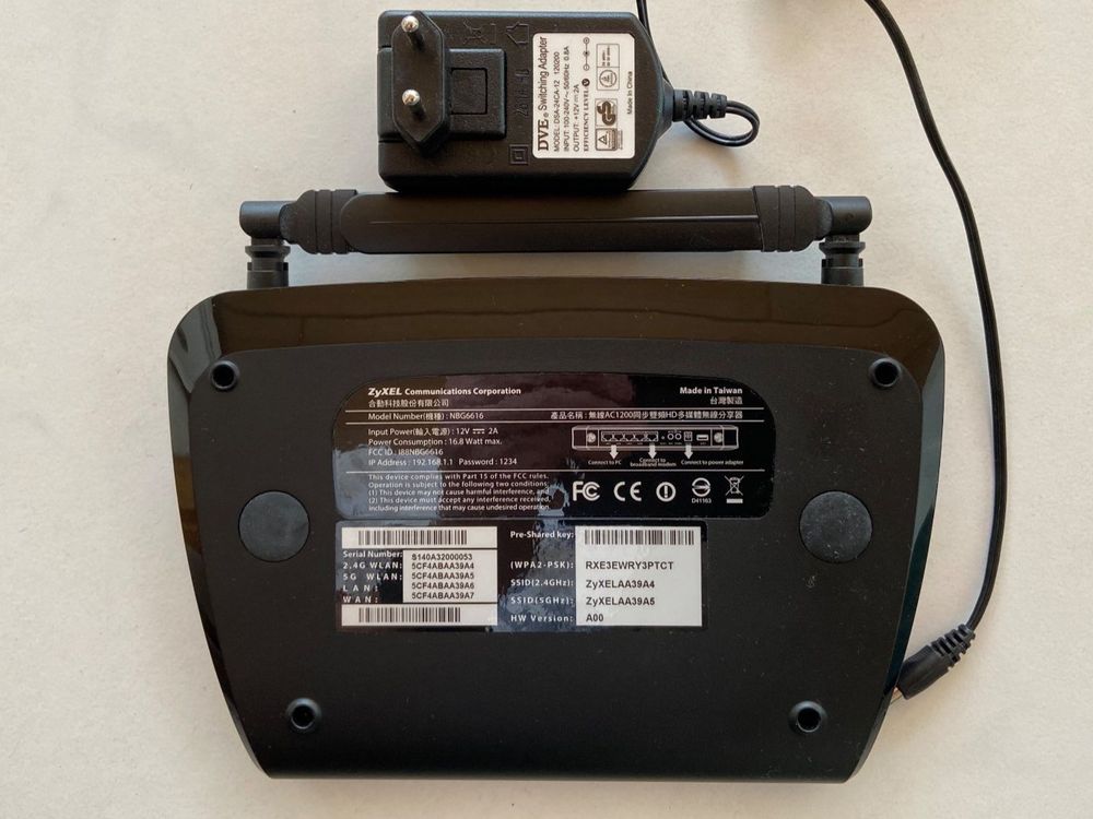 ZyXEL WLan Router NBG6616 | Kaufen auf Ricardo