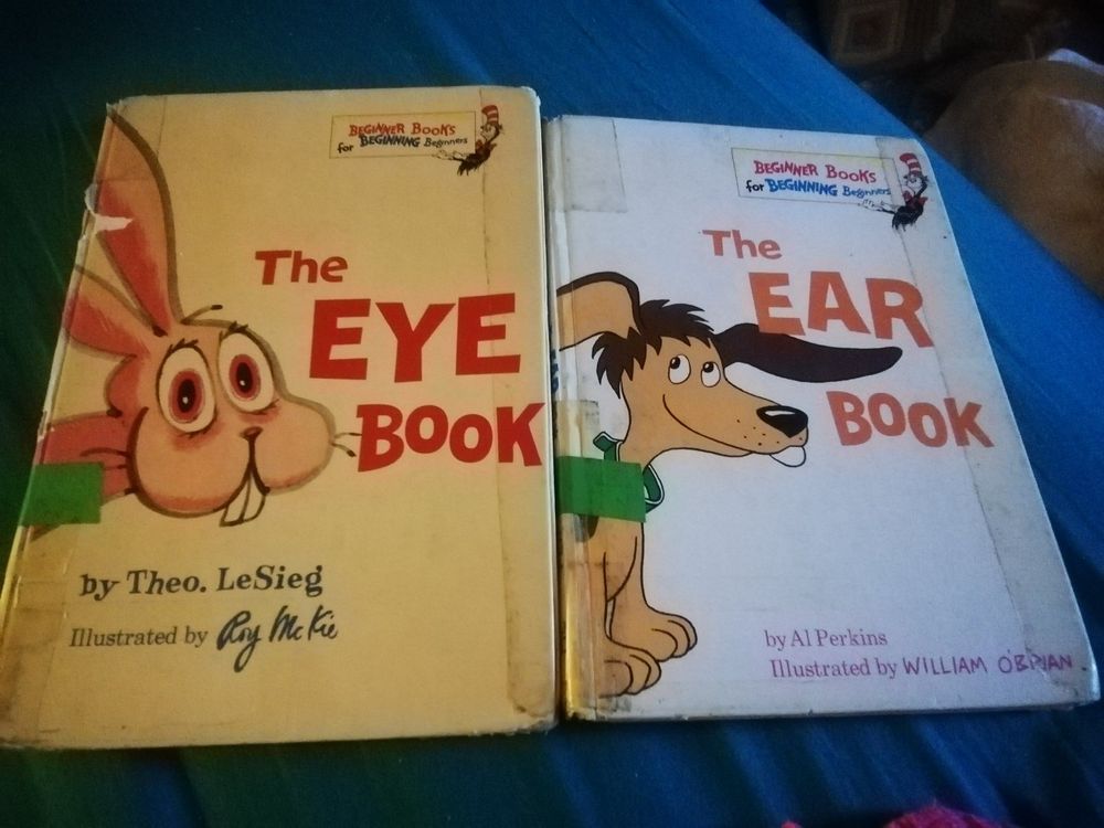 The cat in the hat, The ear book, The eye book/2 hardcover (Gebraucht ...