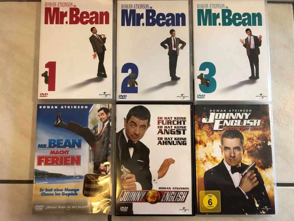 6 Rowan Atkinson DVD‘s (Mr. Bean) (Gebraucht) in Glis für CHF 4 – mit ...