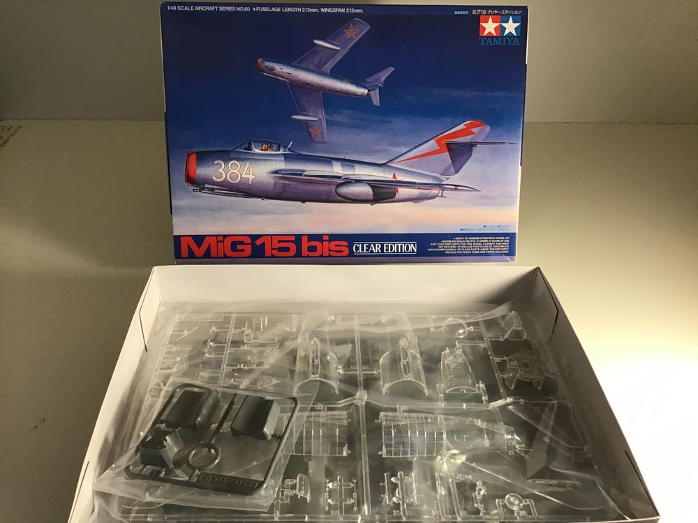 Modellbausatz Tamiya MiG 15 bis 1:48 clear edition (Neu (gemäss ...