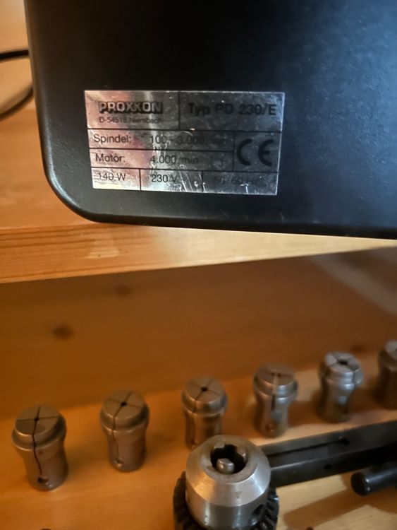 Drehbank Proxxon Typ PD 230/E mit Zubehör | Kaufen auf Ricardo