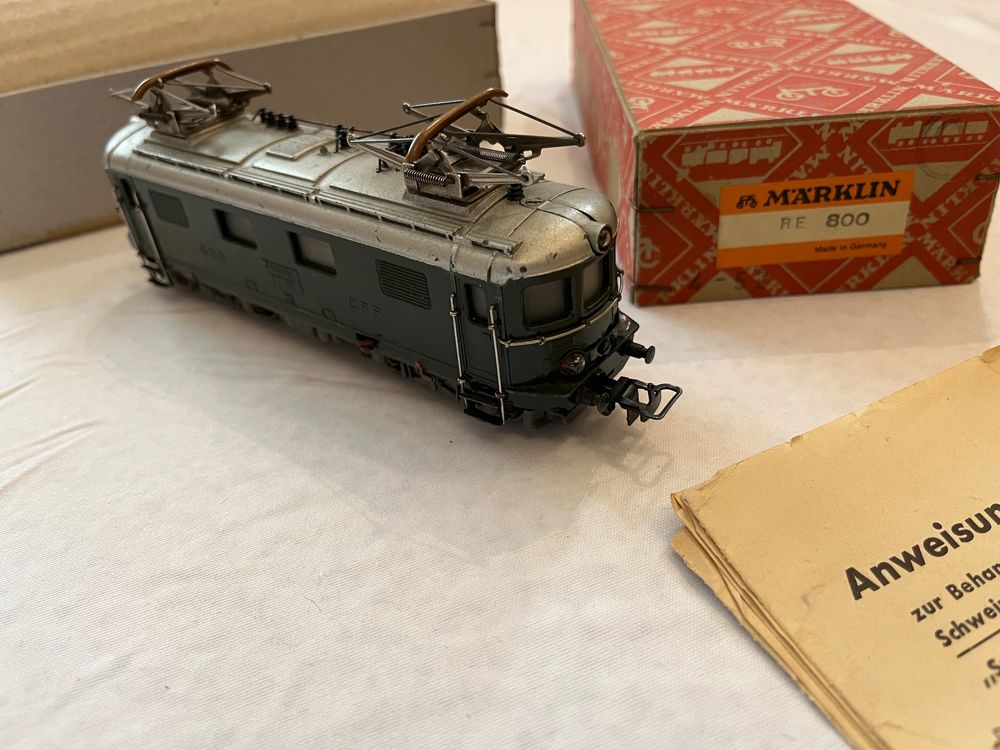 Wertvolle Märklin SBB Germany RE 800 von 1952, Metall, OVP (Gebraucht ...