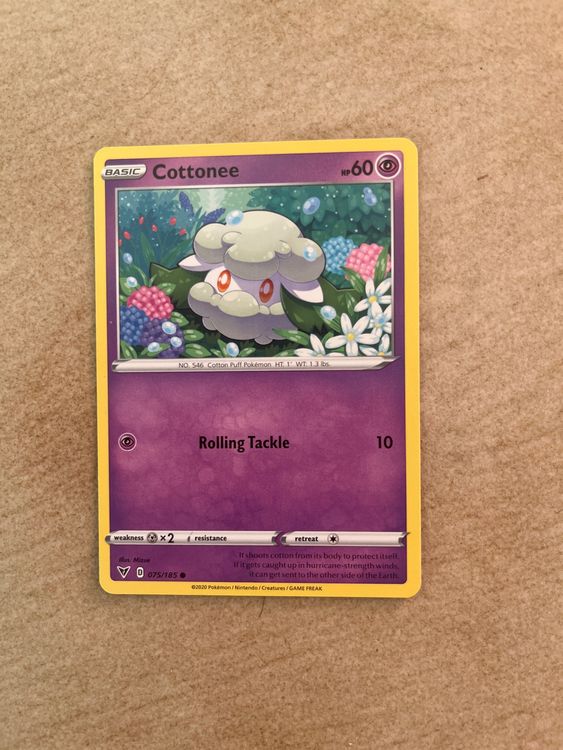Carte Pokemon Cottonee - Vivid Voltage - EN (Gebraucht) in Vernayaz für CHF 1 – mit Lieferung ...