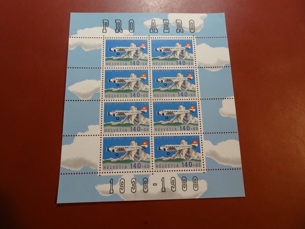 1988, KLEINBOGEN PRO AERO, POSTFRISCH (Neu (gemäss Beschreibung)) in Eschenbach SG für CHF 14 ...