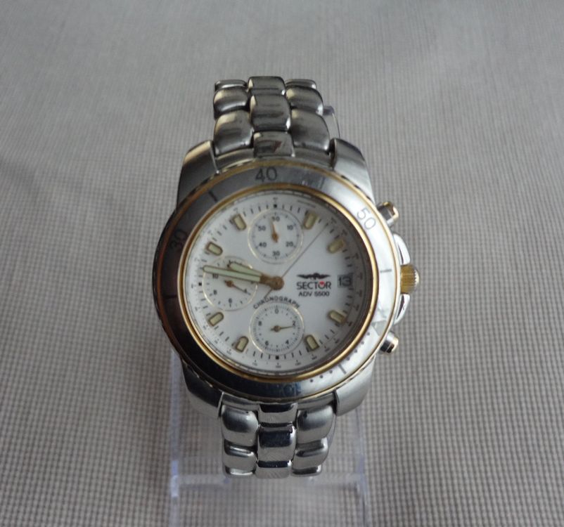 Sector ADV 5500 Herren Chronograph Quarz in Edelstahl (Gebraucht) in ...