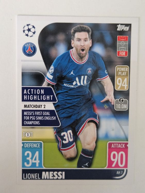 Lionel Messi First Goal for PSG Karte | Kaufen auf Ricardo