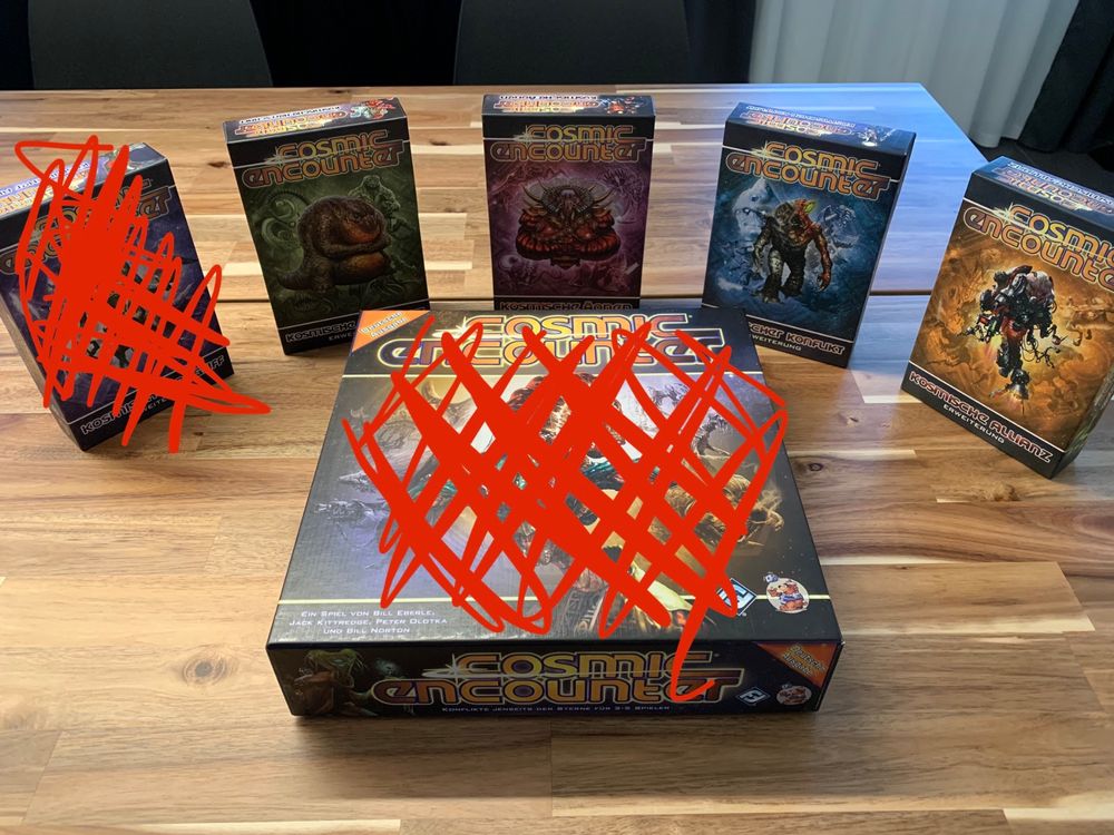 Cosmic Encounter 4 Expansions / Neu und Ungespielt (Rar!) (Neu (gemäss ...