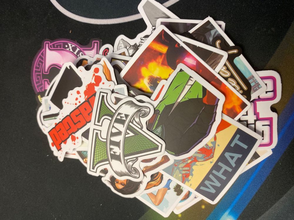 GTA Stickers I 50 Stk. I Wasserdicht I Grand Theft Auto (Neu und ...