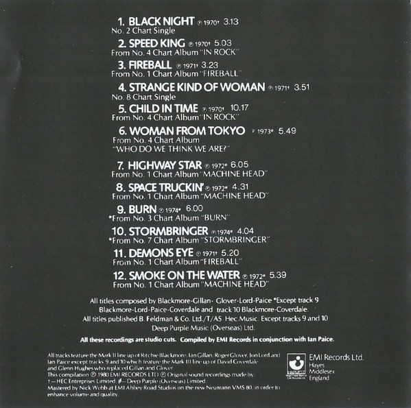 Deep Purple – Deepest Purple: The Very Best Of Deep Purple (Gebraucht ...