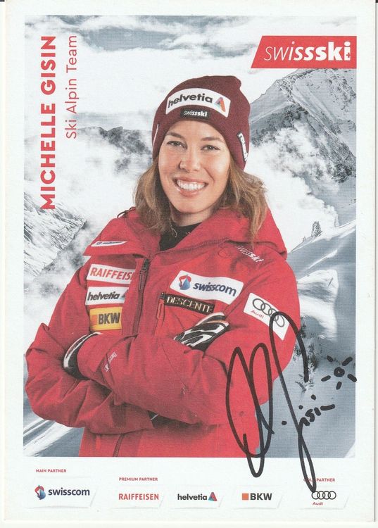 Michelle Gisin / Originalautogramm | Kaufen auf Ricardo