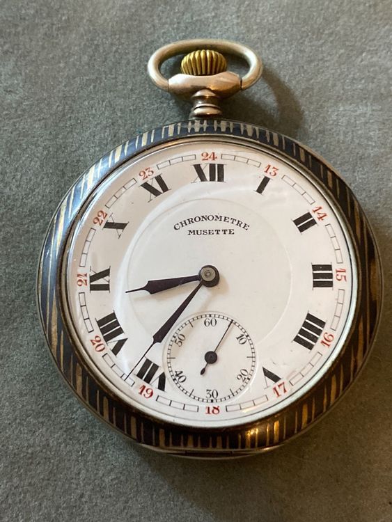 Musette Taschenuhr echt Silber 50 mm | Kaufen auf Ricardo