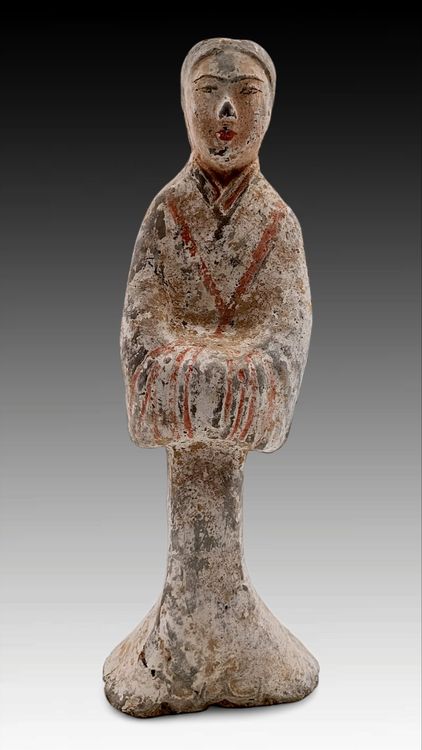 Antike chinesische Terrakotta-Figur einer Hofdame | Kaufen auf Ricardo