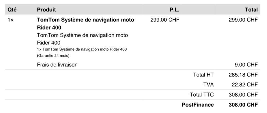 TomTom Rider 400 Moto Système de Navigation GPS (D'occasion) à St ...